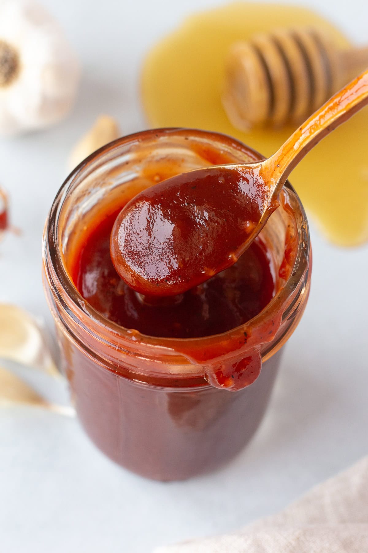 Easy Honey Garlic BBQ Sauce for Chicken, Pork, & Shrimp | Hot Pan ...