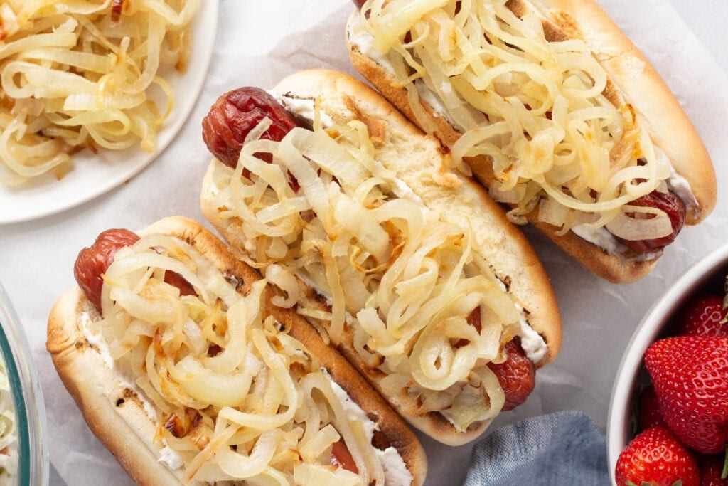Grilled Seattle Hot Dog with Cream Cheese | Hot Pan Kitchen | Recipes ...