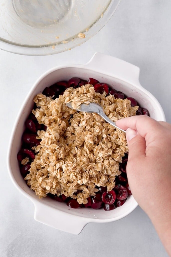 Fresh Cherry Crisp with Oats (Gluten Free) | Hot Pan Kitchen | Recipes ...
